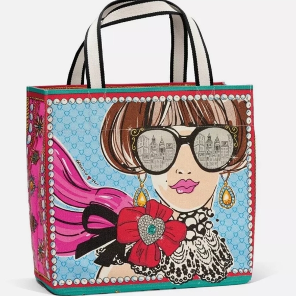 Brighton | Bags | Brighton Tom Clancy Sparkle And Shine Canvas Tote ...
